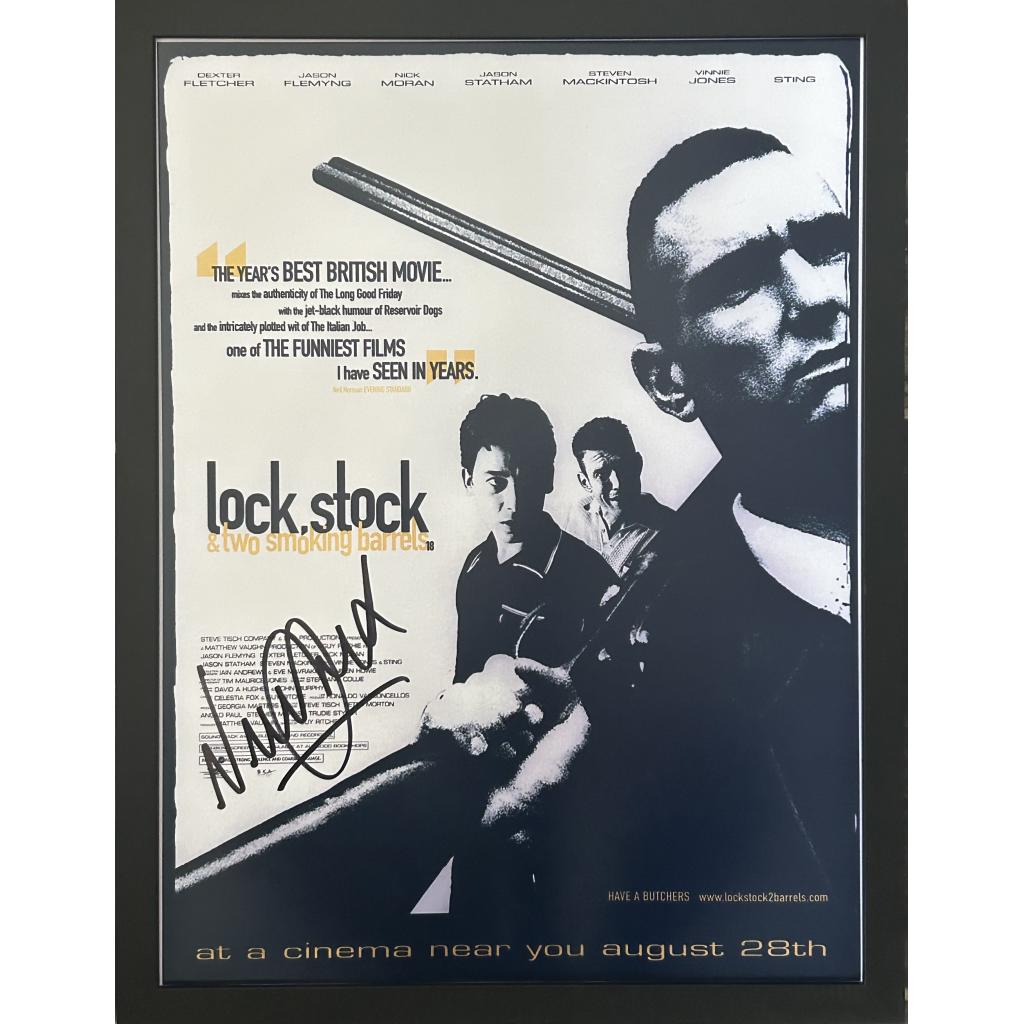 Vinnie Jones Lock stock & two smoking barrels poster display